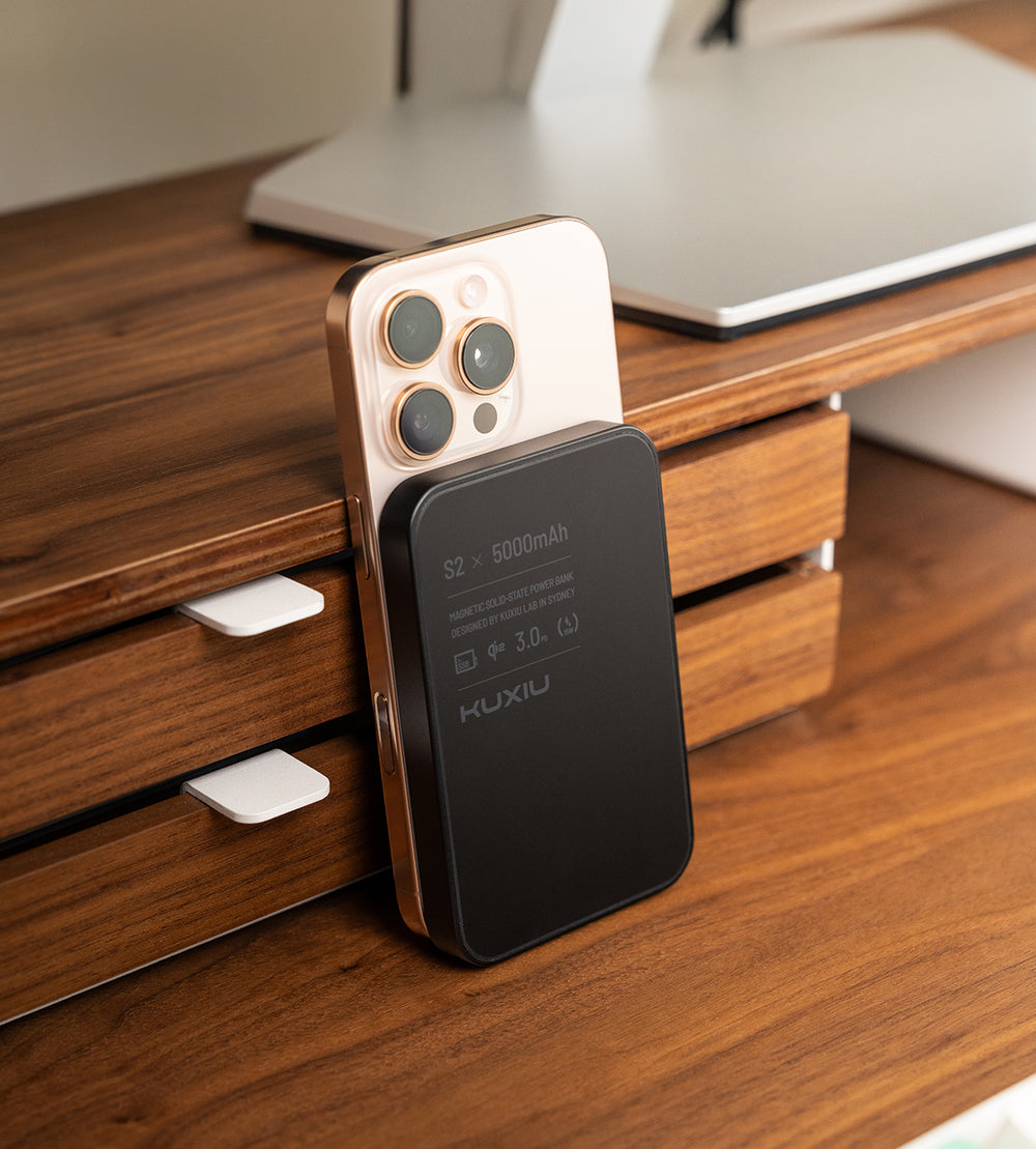 KUXIU S2 Qi2 5000mAh MagSafe Solid-State Power Bank