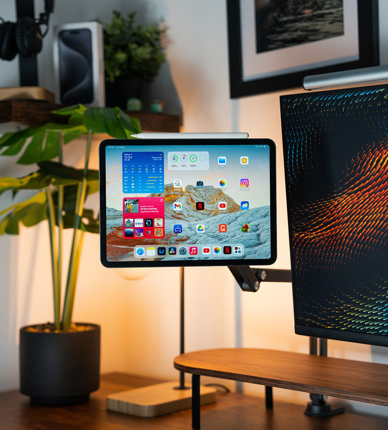 KUXIU X36 Magnetic Flexible Stand for iPad - Space Gray