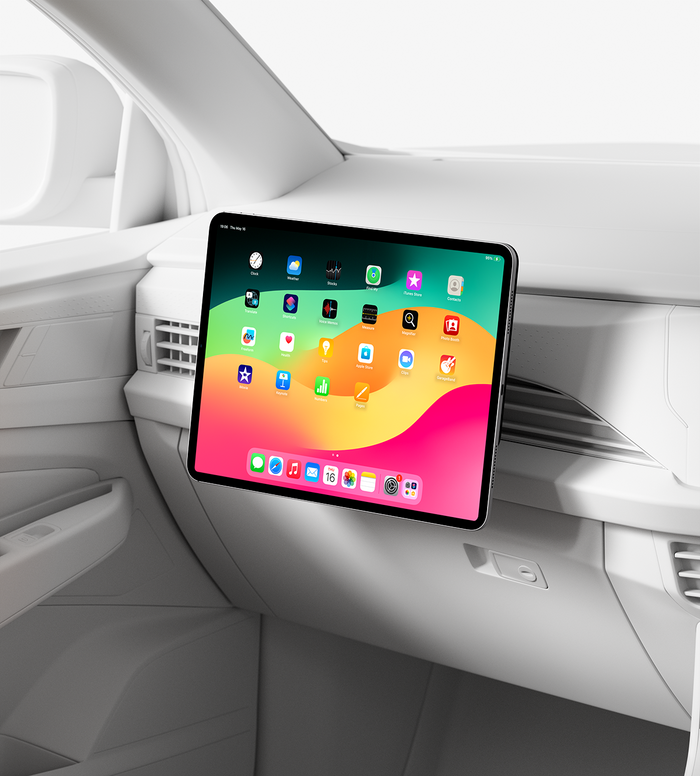 KUXIU X97 Pro MAX Magnetic iPad Mount with Charging for Car Headrest a